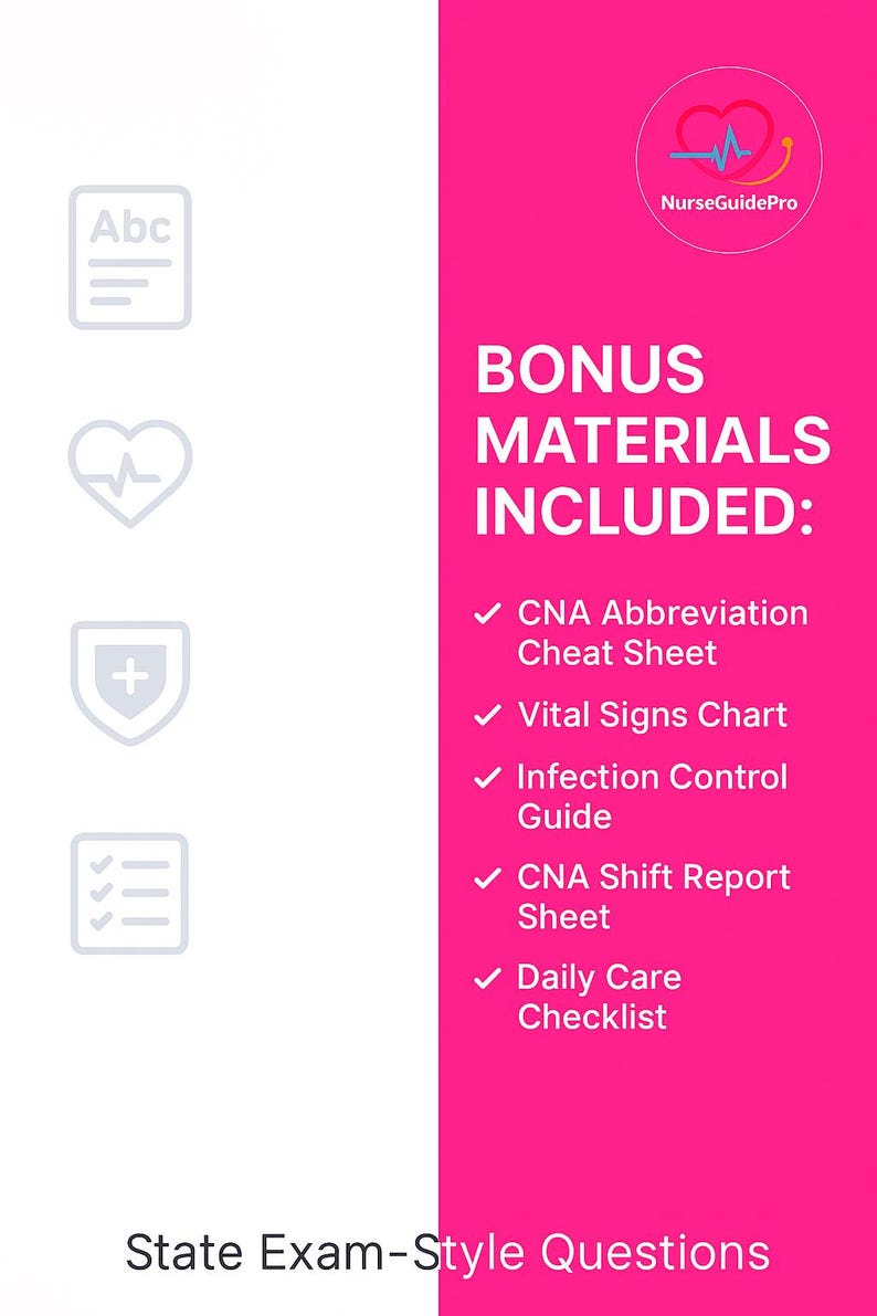 COMPLETE CNA Study Guide- 2025-2026- Pass Your Exam First Trial- Made ...