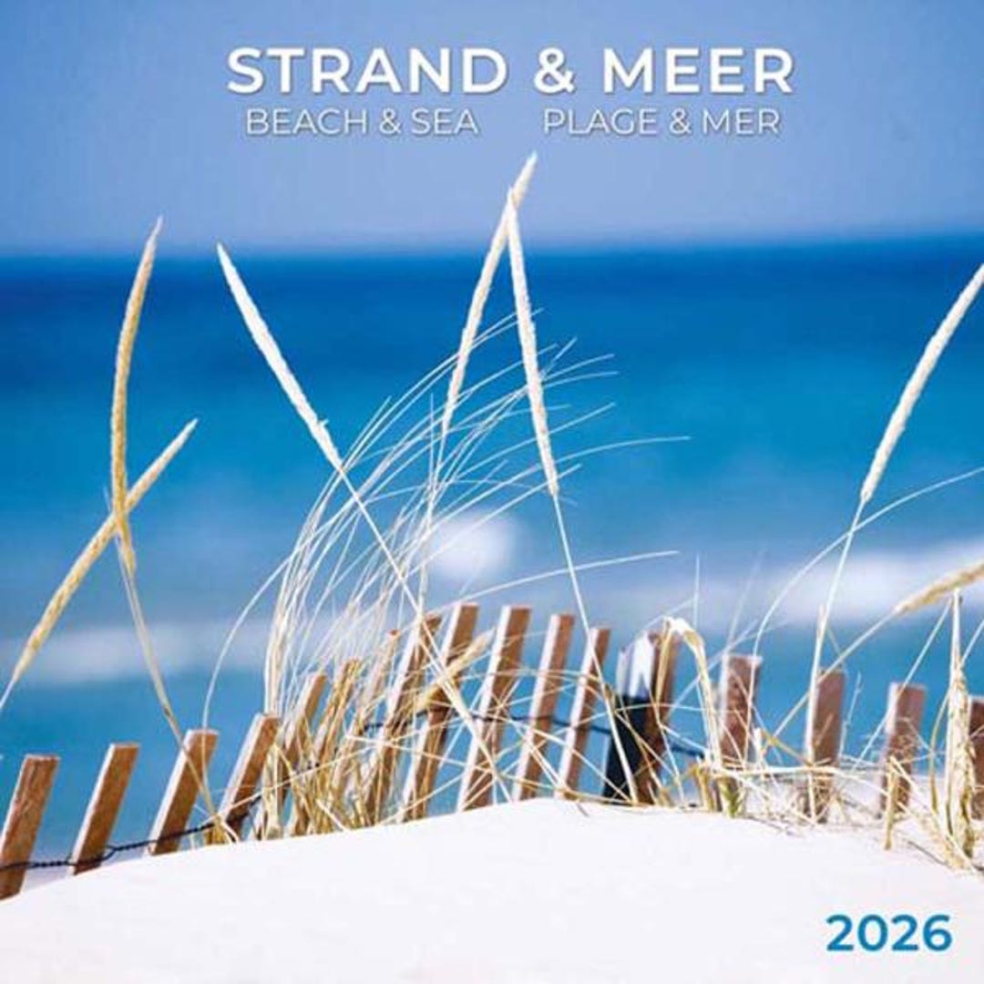 Beach and Sea 2026 Wall Calendar. Poster Included. Tushita Paperart - Etsy