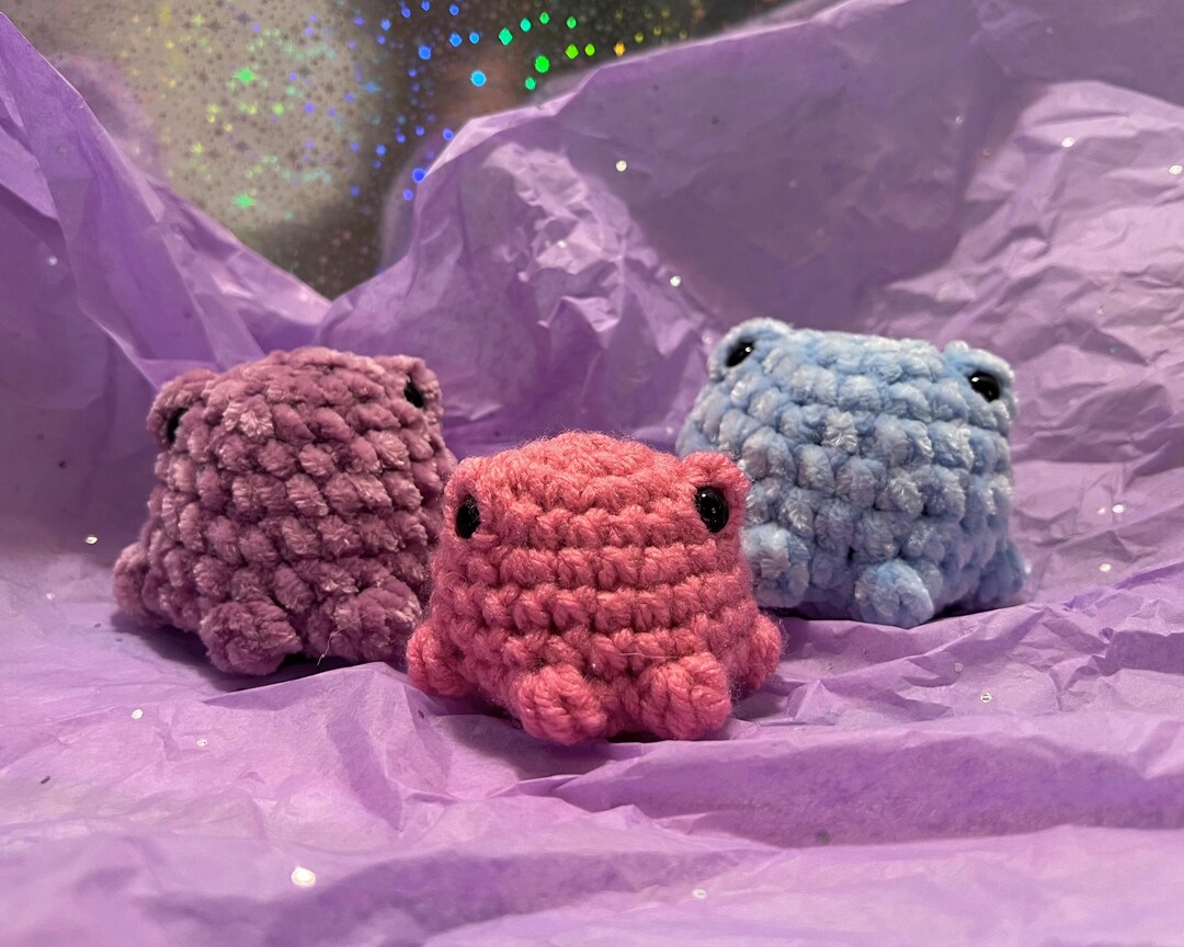 Crochet Mini Frog Plush - Etsy