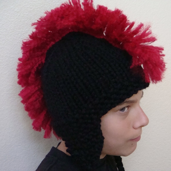 Crochet Mohawk Hat - Etsy