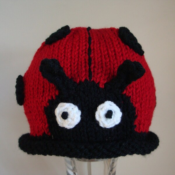 Ladybug Beanie - Etsy