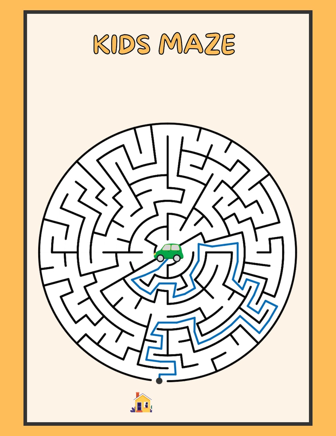 Kids Maze Printable PDF – Fun Mouse Maze Puzzles for Kids Ages 4–8 ...