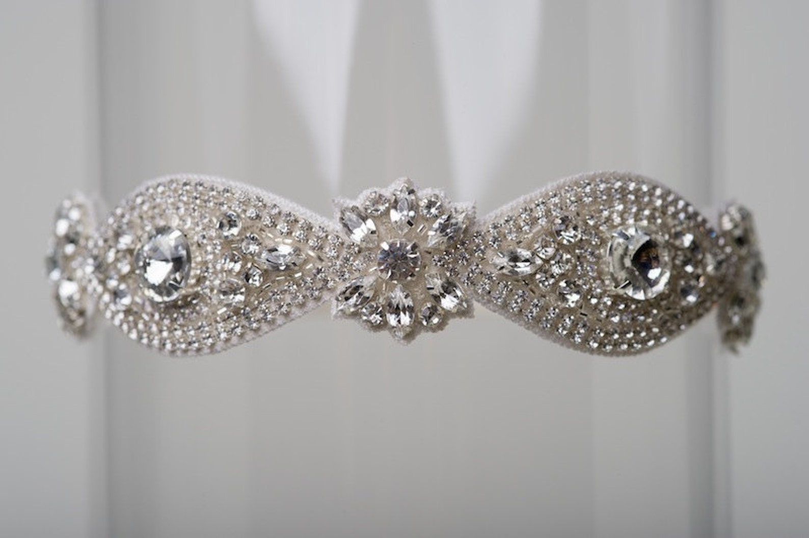 Wedding Garter Rhinestone Crystal Diamond Couture Bridal Garter ...