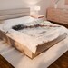Antique Rifle Blueprint Velveteen Plush Blanket | Vintage Firearm ...