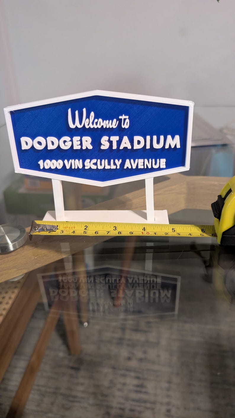 Dodgers Stadium Sign Replica 3D Printed - Etsy Canada