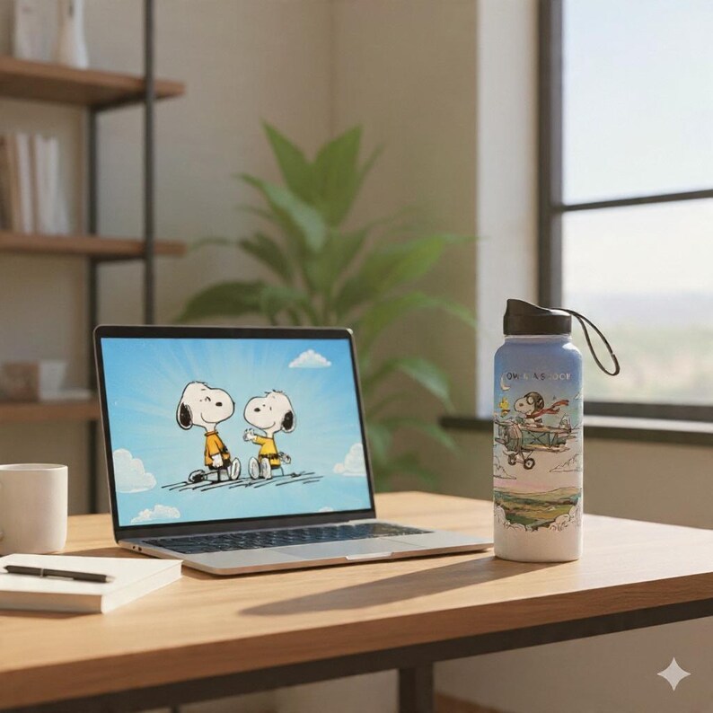 Snoopy Owala Water Bottle Wrap | Pilot Snoopy Aesthetic Design | Cute ...