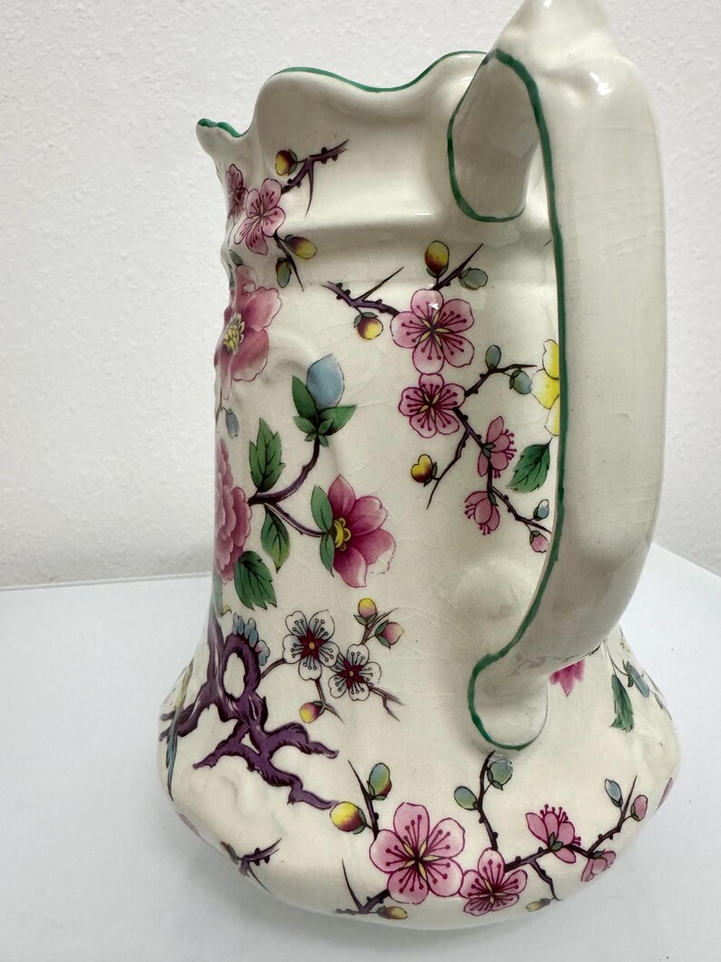 Vintage Old Foley Chinese Rose Pitcher – James Kent England – English ...