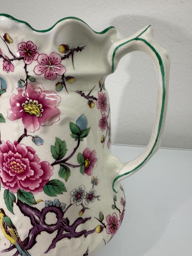 Vintage Old Foley Chinese Rose Pitcher – James Kent England – English ...