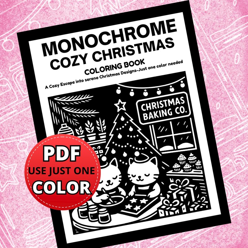One Color Coloring Book - Etsy