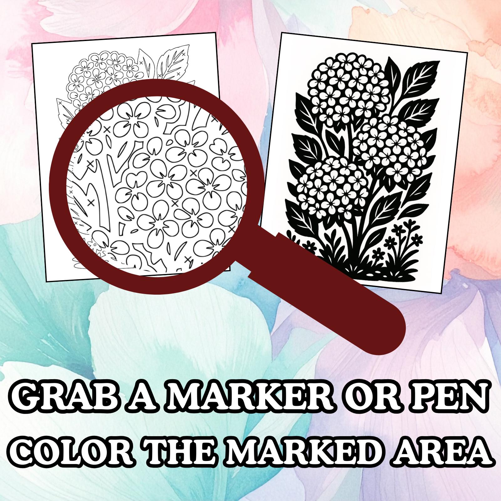 Monochrome Coloring Book Pages, Winter Scenes, Botanical and Modern Art ...