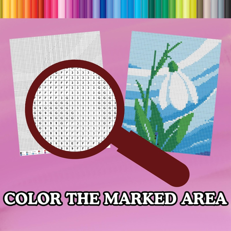 Mystery Pixel Art Color by Number: 30 Botanical | Flower Mosaics ...