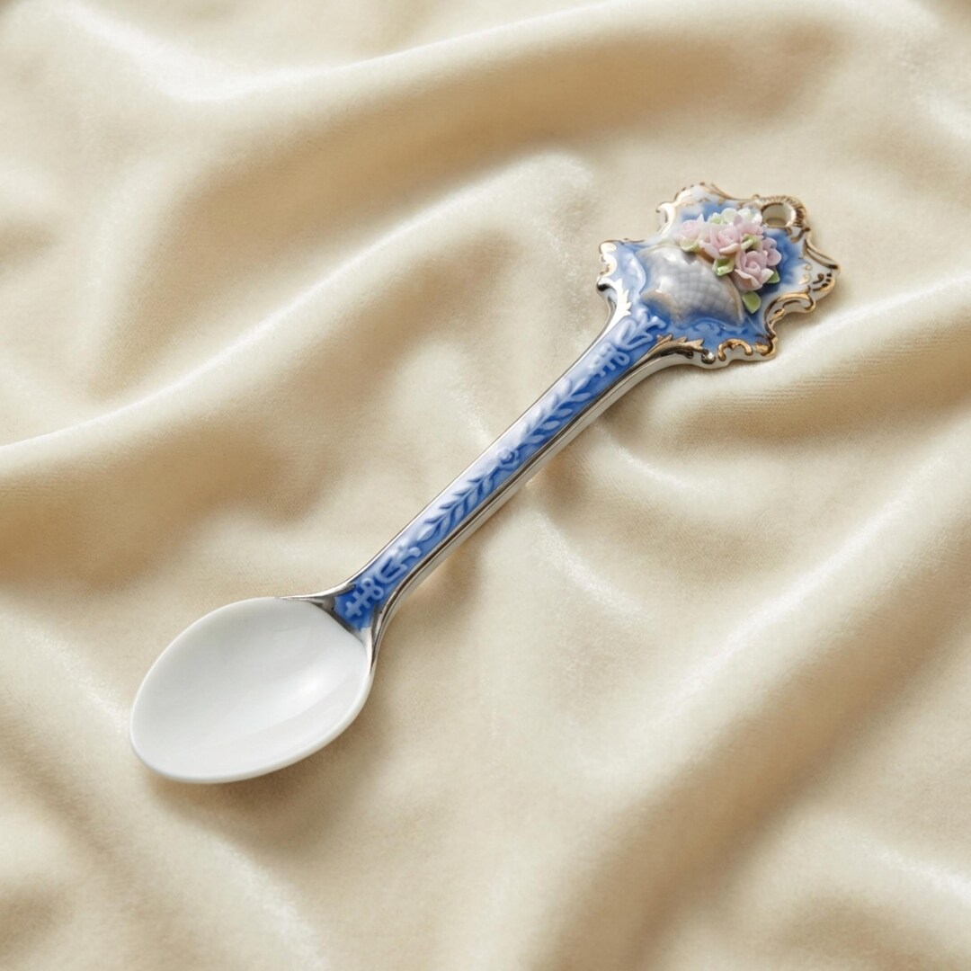 Lladró Caprichos Cucharita Azul Oscuro Porcelain Spoon RETIRED # 1548.1 ...
