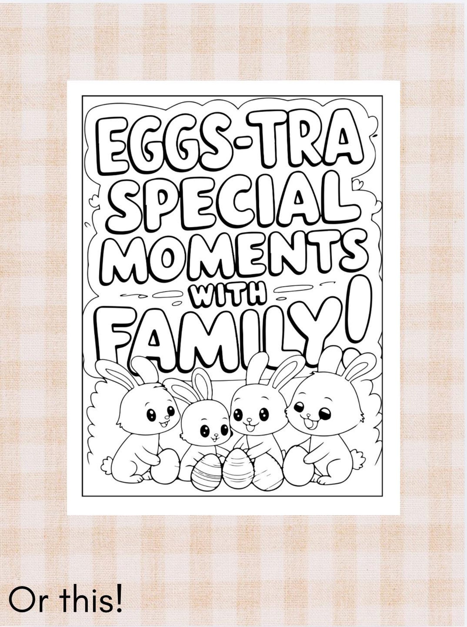 Easter Coloring Book Bundle | 400+ Kids Activity Pages, Canva Editable ...