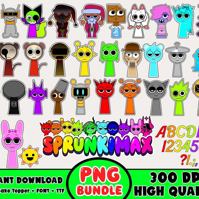 Sprunki Sticker - Etsy