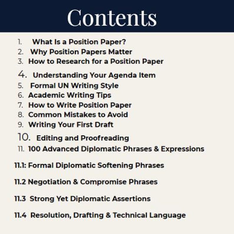 Model United Nations(mun) & IR Writing Guide | 100 Example Sentences ...