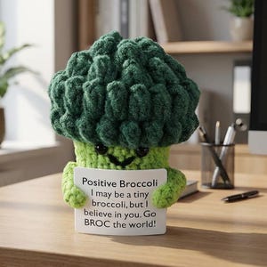 broccoli cake topper