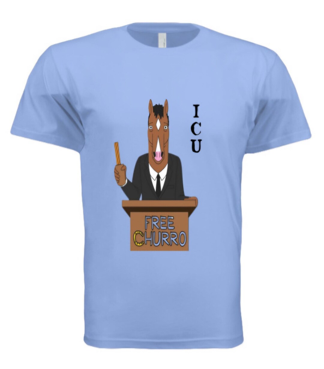 Bojack Horseman Free Churro ICU, Soft Cotton T-shirt All Colors - Etsy