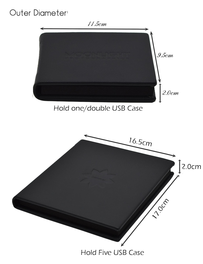 2025 Leaather Flash Drive Boxes | Custom Logo USB Case | Presentation ...