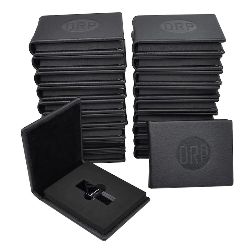 2025 Leaather Flash Drive Boxes | Custom Logo USB Case | Presentation ...