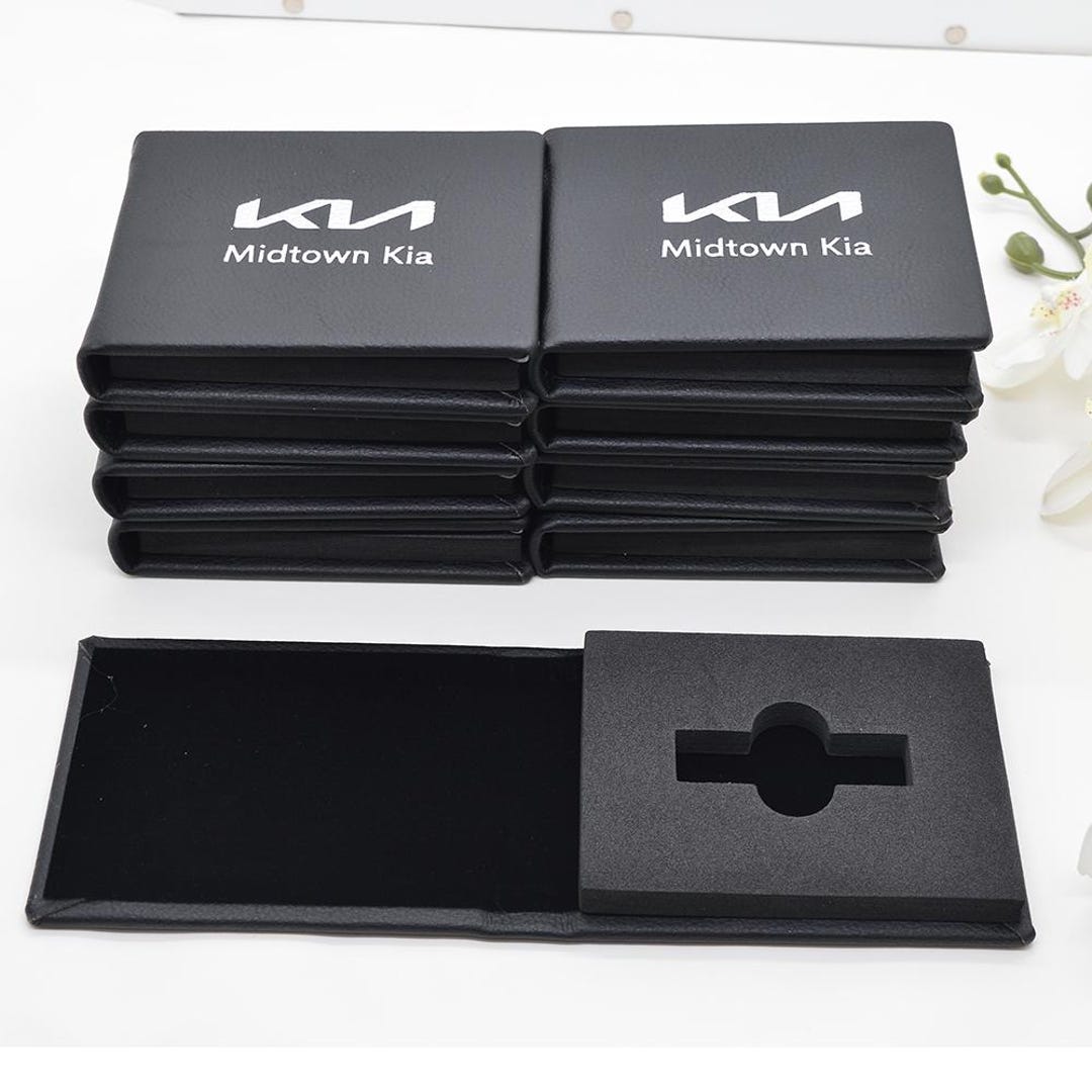 2025 Leaather Flash Drive Boxes | Custom Logo USB Case | Presentation ...