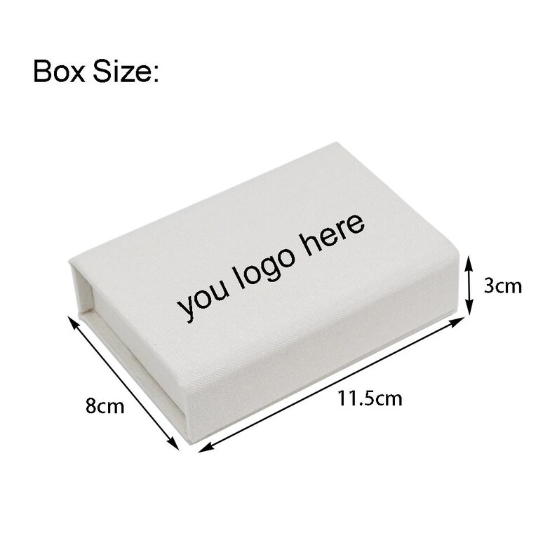 Personalized Linen Magnetic USB Box | Wedding Flash Drive ...