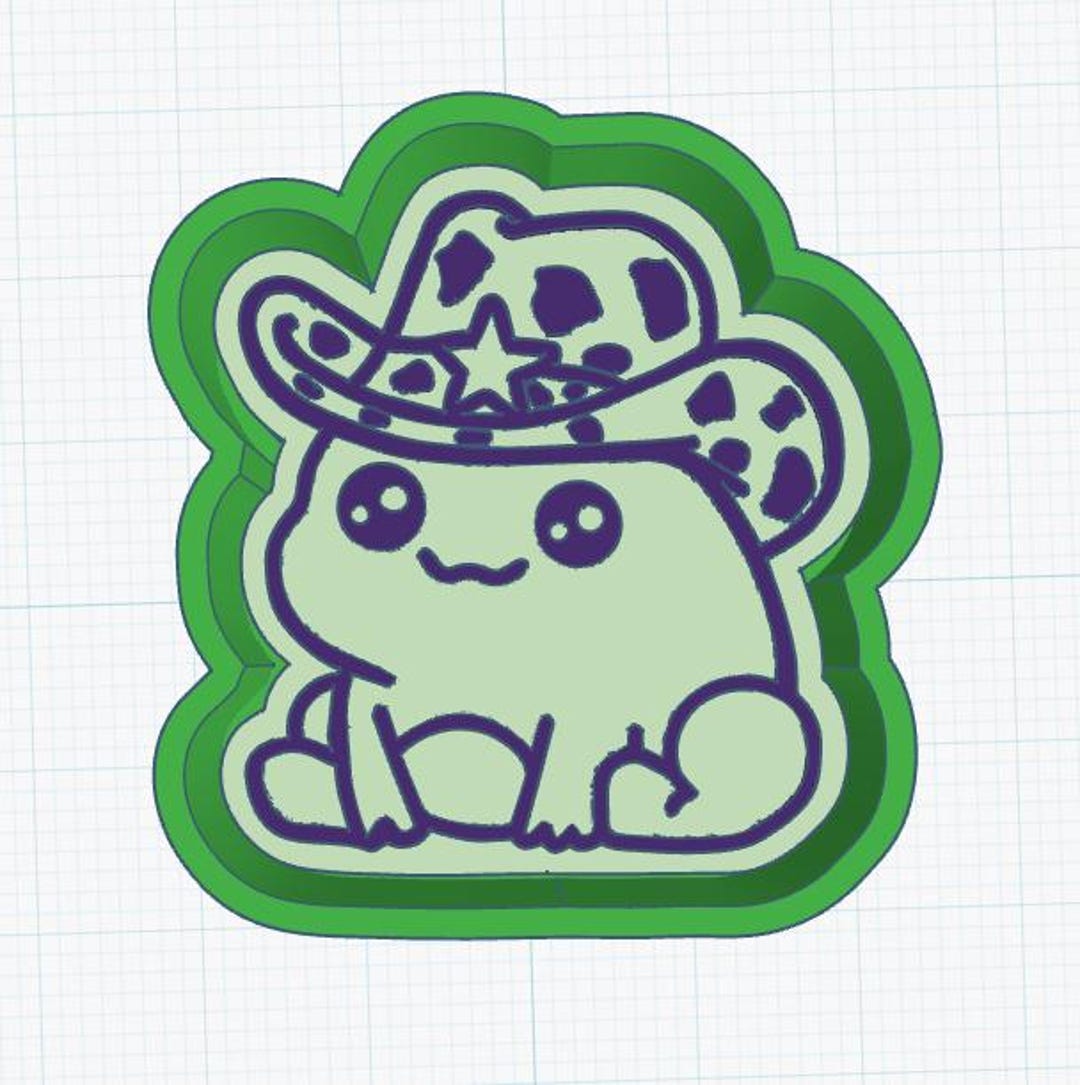 Cowboy Frog - Freshie Mold Housing STL File - Etsy