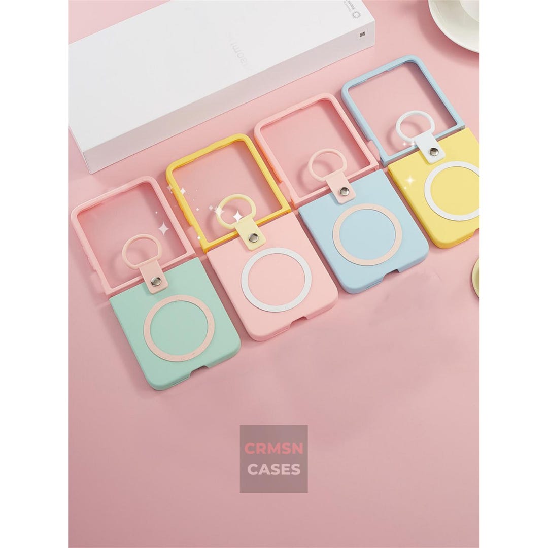 Luxury Contrast Color Cute Gradient Frosted Magnetic Phone Case With ...