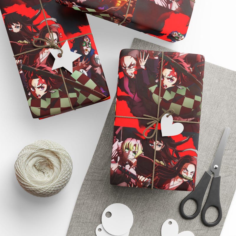 Anime Wrapping Paper - Etsy