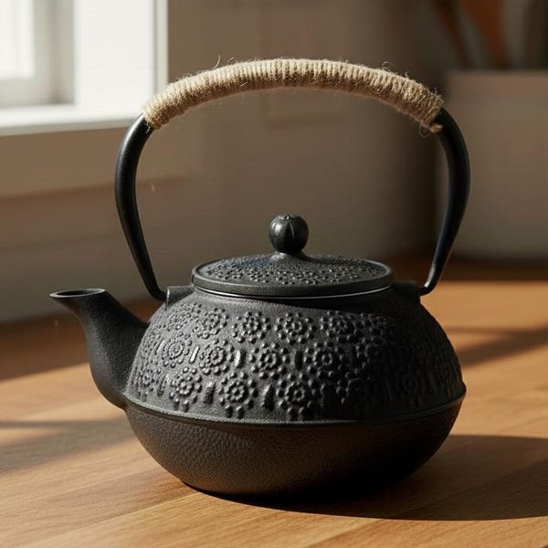 Gold Cast Iron Tea Pot - Etsy