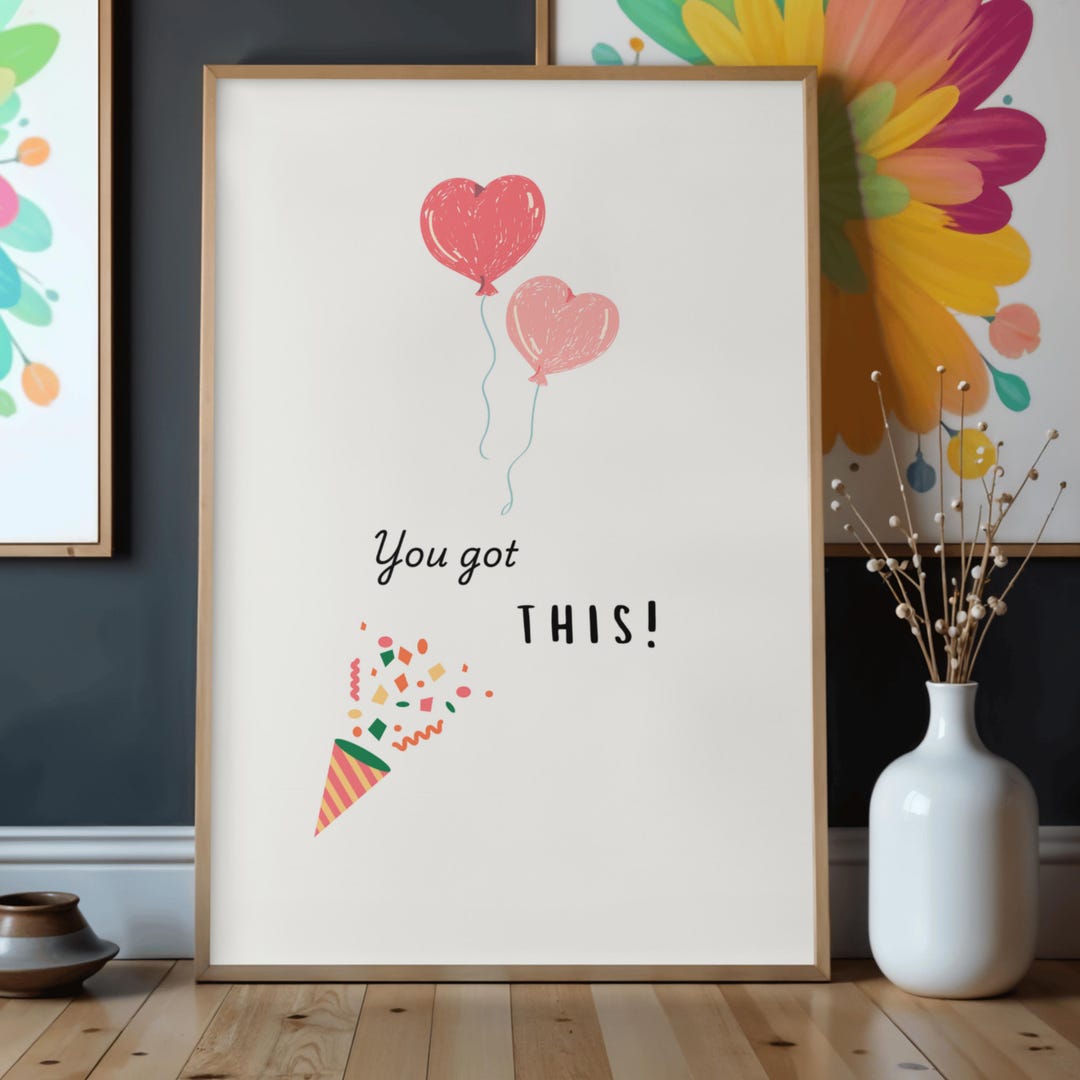 Kids Motivational Wall Art and Affirmation Cards, Self Esteem and ...