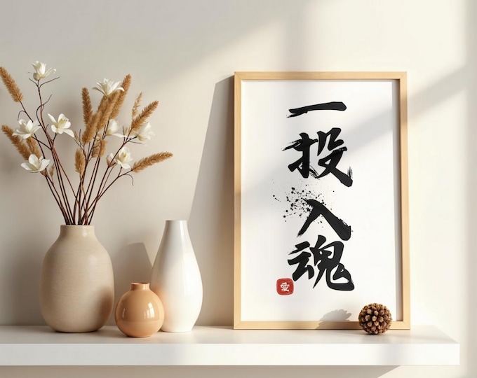 Japanese Word SVG Bundle, Power Japanese Calligraphy, Samurai Kanji PNG ...