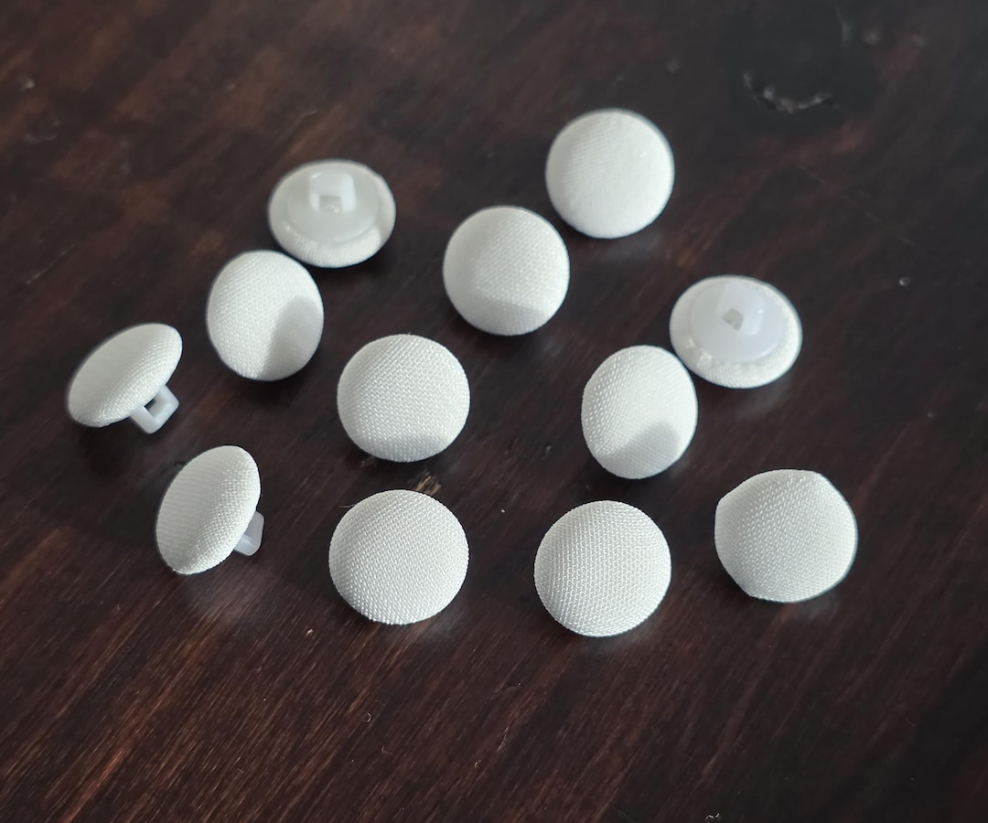 11mm Chiffon Covered Buttons – Light Ivory – for Chiffon Wedding Dress ...