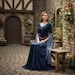 Medieval Blue Dress for Women – Fantasy Renaissance Gown With Flowing ...