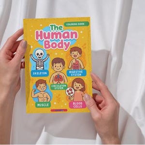 The Human Body - Science Coloring Book | Anatomy for Kids | STEM ...