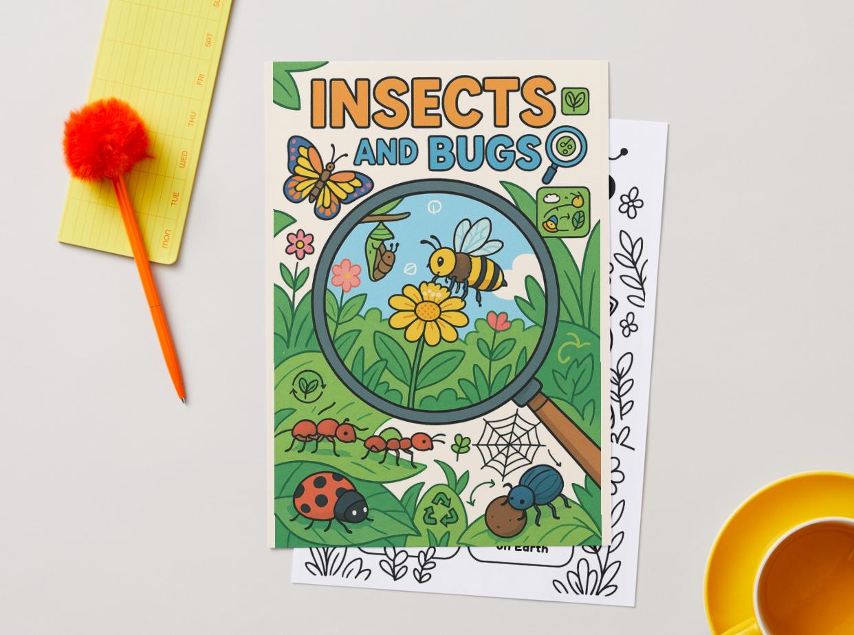 Insects and Bugs Coloring Book – Entomology Activities (PDF) | STEM ...