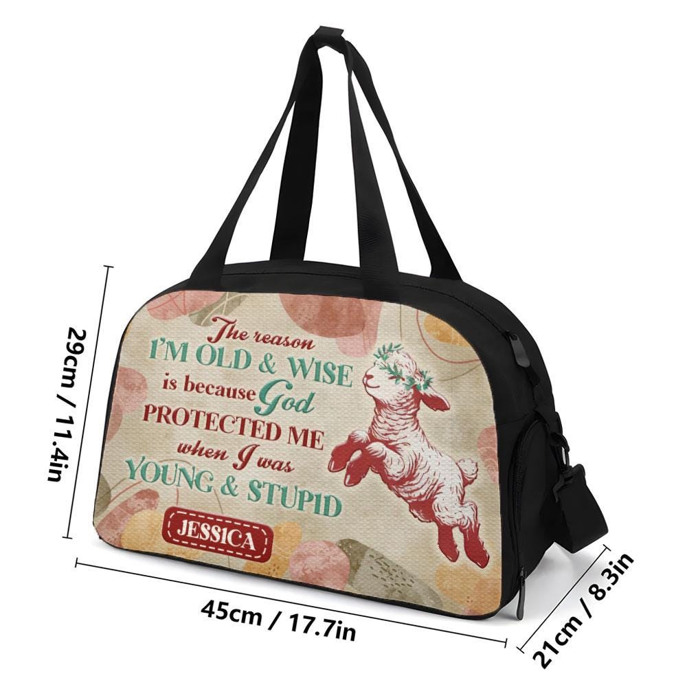 God Protected Me When I Was Young and Stupid Bag, Christian ...