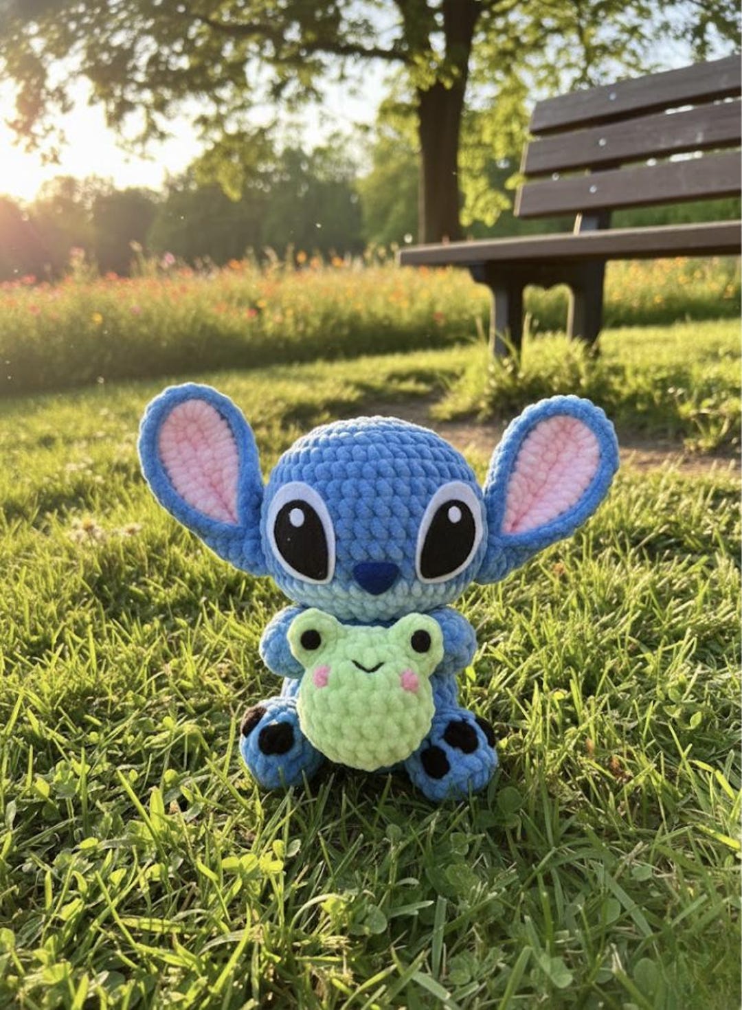 Crochet Pattern - Cute Stitchie With Frog - Etsy