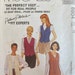 Mccall's 8804 Misses' Lined Vest Sewing Pattern, UNCUT, Size 10, Vintage Pattern, Retro, Classic ...