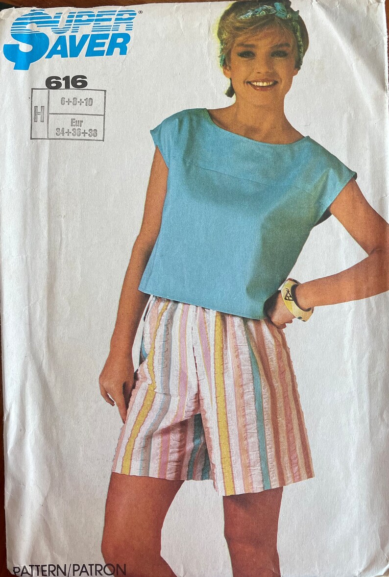 Simplicity Super Saver 616 Misses' Easy to Sew Pullovertop and Pull-on ...