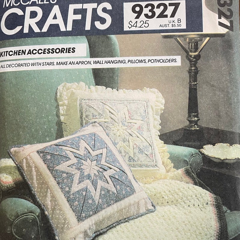 Folded Star Pattern Pillow - Etsy