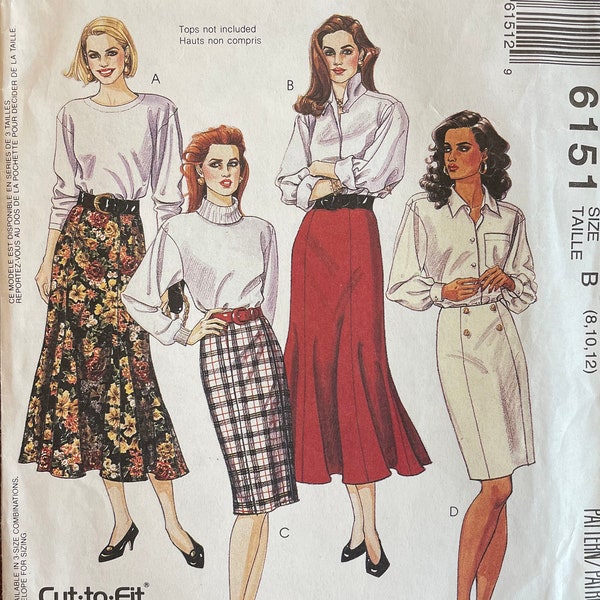 8 Gore Skirt Pattern - Etsy