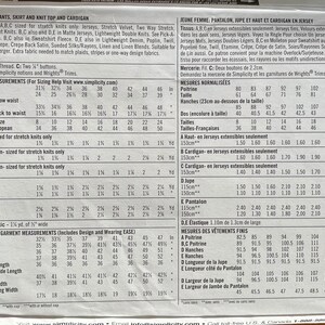 Simplicity 2148 Misses' Pants, Skirt and Knit Top and Cardigan Sewing ...