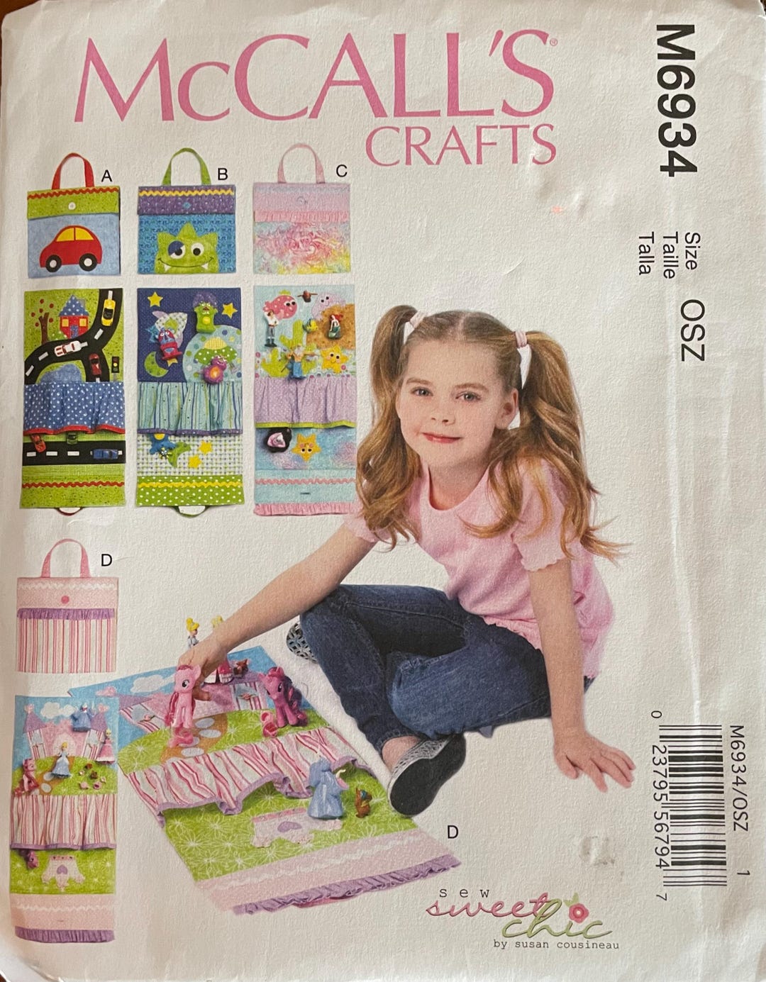 Mccall's Crafts M6934 Travel Toy Mats Sewing Pattern, UNCUT, Under Sea ...
