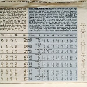 Butterick 3928, Size 12-14-16, Misses' Dress Pattern, UNCUT, Classic ...