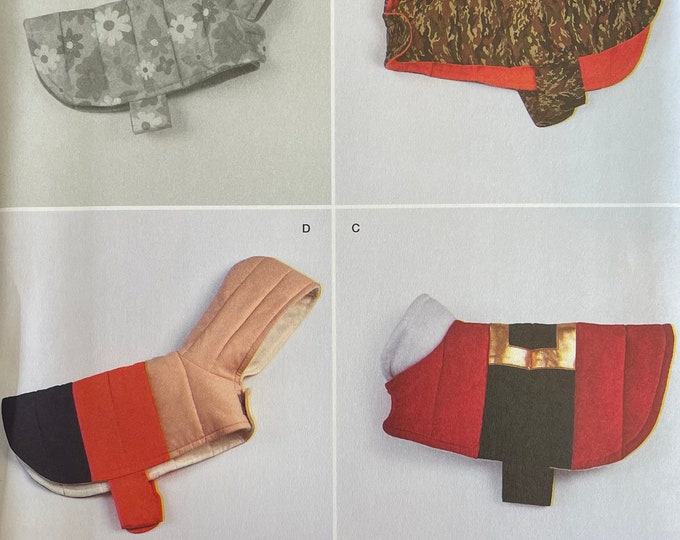 Simplicity S9426 Quilted Dog Coats in Three Sizes Sewing Pattern, UNCUT ...