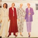 Butterick 6268, Size 20-22-24, Misses'/misses' Petite Jacket, Duster ...