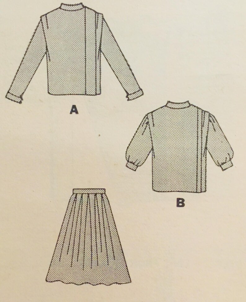 Butterick 6290, Size 12, Misses' Top and Skirt Pattern, UNCUT, Very ...