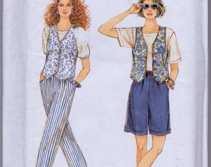 Simplicity 8878 Misses' Pull-on Pants or Shorts and Lined - Etsy