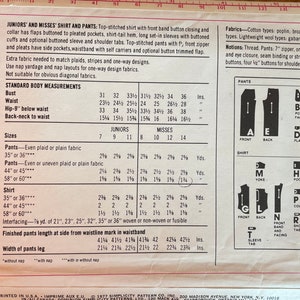 Simplicity 8159 Misses' Shirt and Pants Sewing Pattern, UNCUT, Size 14 ...
