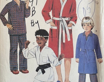 Simplicity 4339 Girls' and Boys' Loungewear Sewing Pattern, UNCUT, Size ...